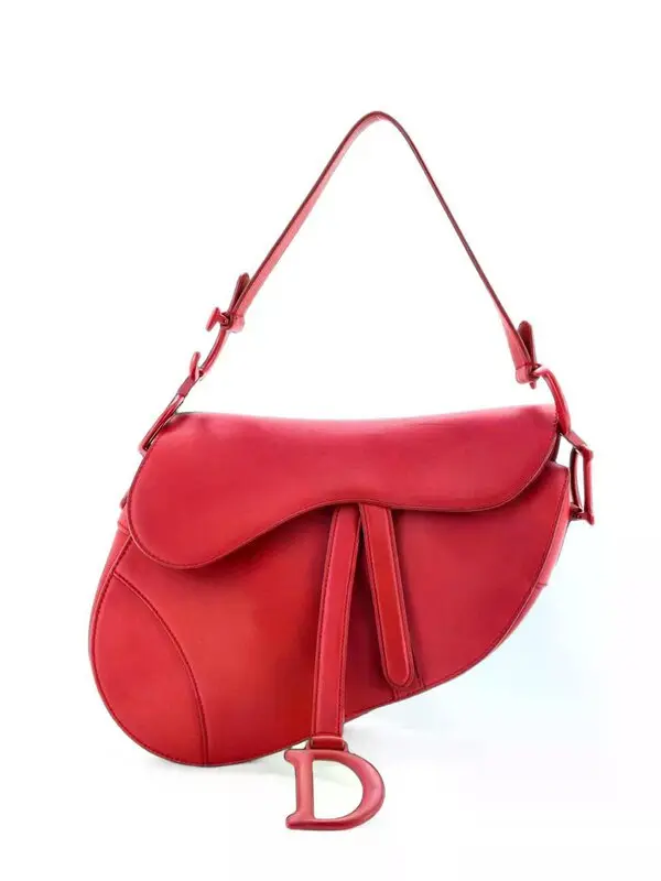Dior Ultra Matte Saddle Handbag Leather Medium Shoulder Bag