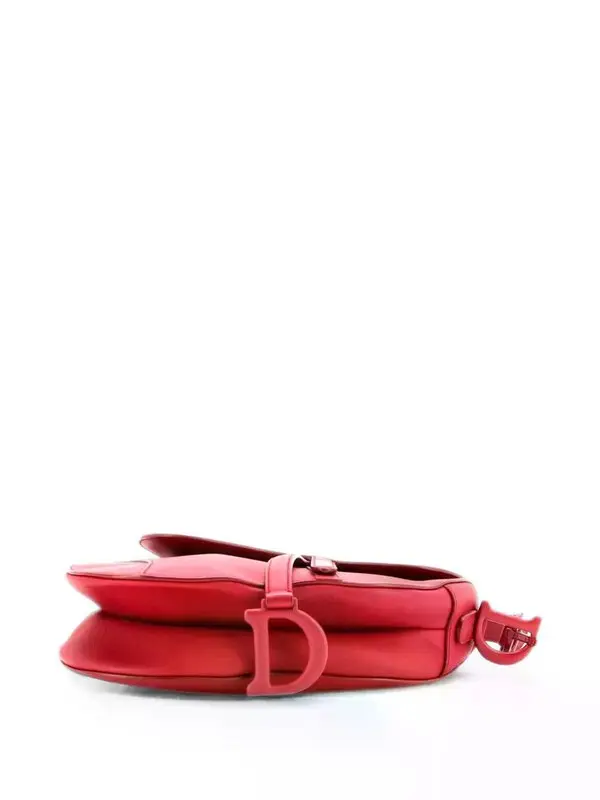 Dior Ultra Matte Saddle Handbag Leather Medium Shoulder Bag