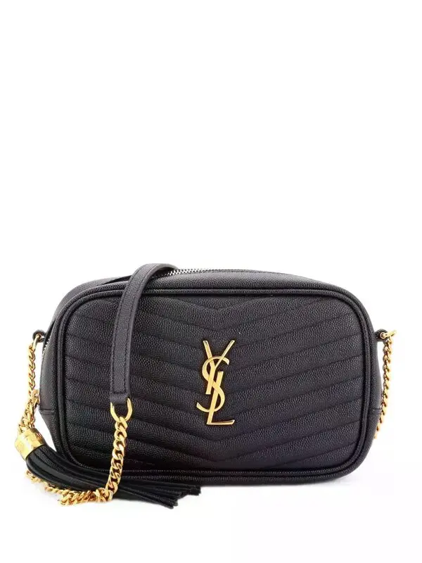 Saint Laurent Lou Camera Bag Matelasse Chevron Leather Mini Crossbody Bag