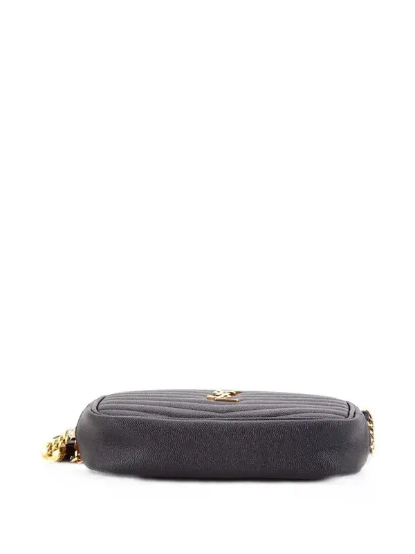 Saint Laurent Lou Camera Bag Matelasse Chevron Leather Mini Crossbody Bag