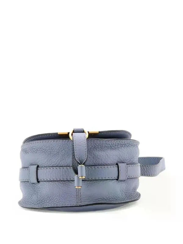 Chloé Marcie Leather Mini Crossbody Bag - Blue