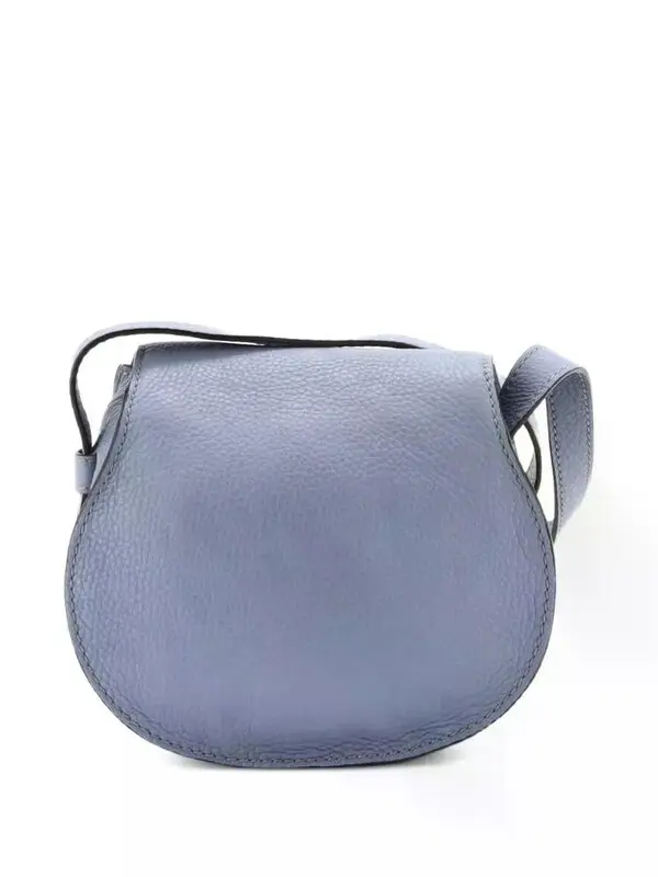 Chloé Marcie Leather Mini Crossbody Bag - Blue