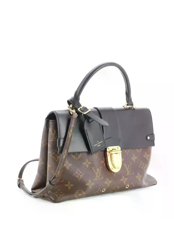 LOUIS VUITTON One Handle Flap Bag Monogram Canvas And Leather Mm Satchel