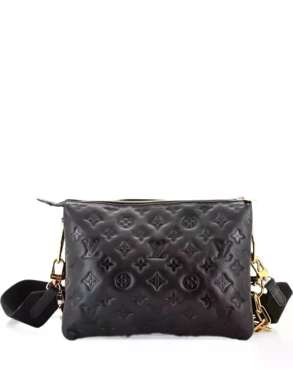 LOUIS VUITTON Coussin Bag Monogram Embossed Lambskin Pm Crossbody Bag
