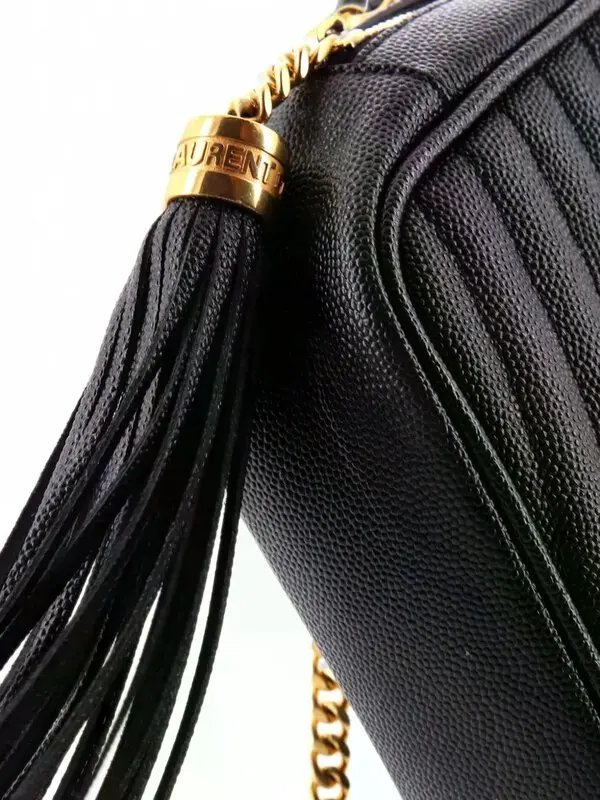 Saint Laurent Lou Camera Bag Matelasse Chevron Leather Mini Crossbody Bag