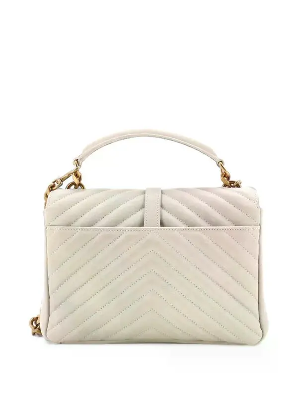 Saint Laurent Classic Monogram College Bag Matelasse Chevron Leather Medium Crossbody Bag