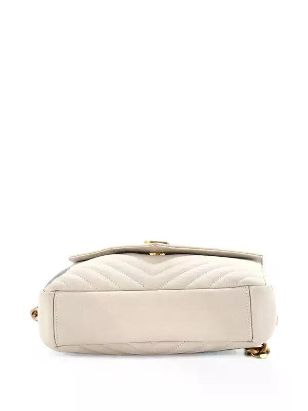 Saint Laurent Classic Monogram College Bag Matelasse Chevron Leather Medium Crossbody Bag