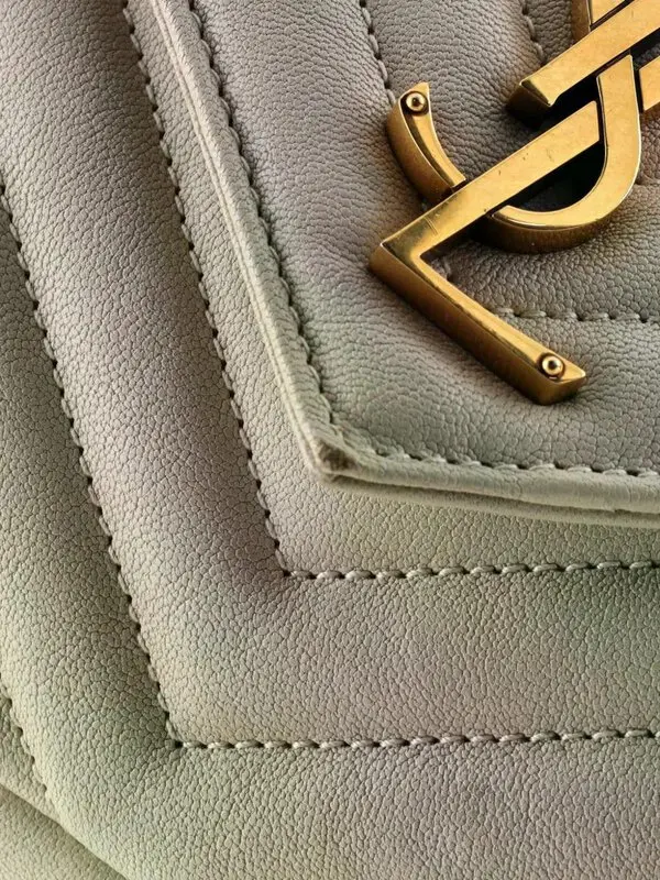 Saint Laurent Classic Monogram College Bag Matelasse Chevron Leather Medium Crossbody Bag