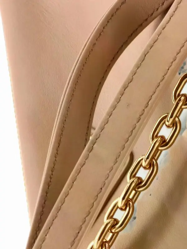 Prada Double Symbole Triangle Bag Leather And Jacquard Mini Shoulder Bag