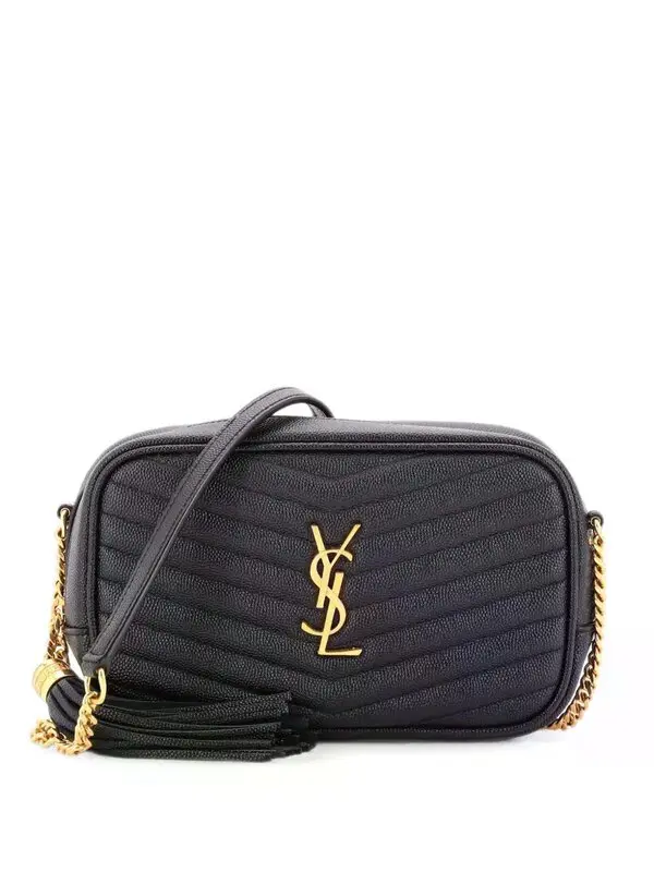 Saint Laurent Lou Camera Bag Matelasse Chevron Leather Mini Crossbody Bag