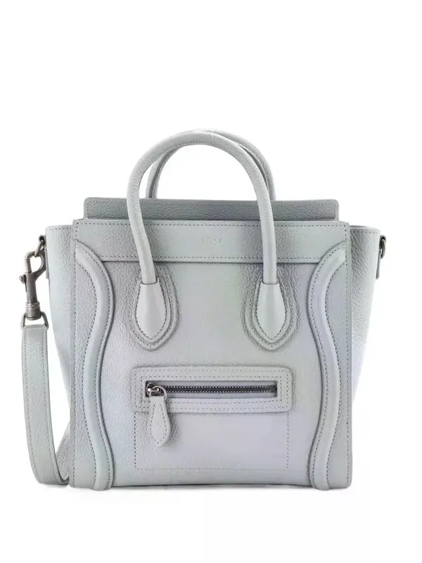 Celine Luggage Bag Grainy Leather Nano Crossbody Bag