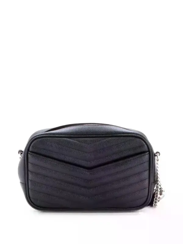 Saint Laurent Lou Camera Bag Matelasse Chevron Leather Mini Crossbody Bag