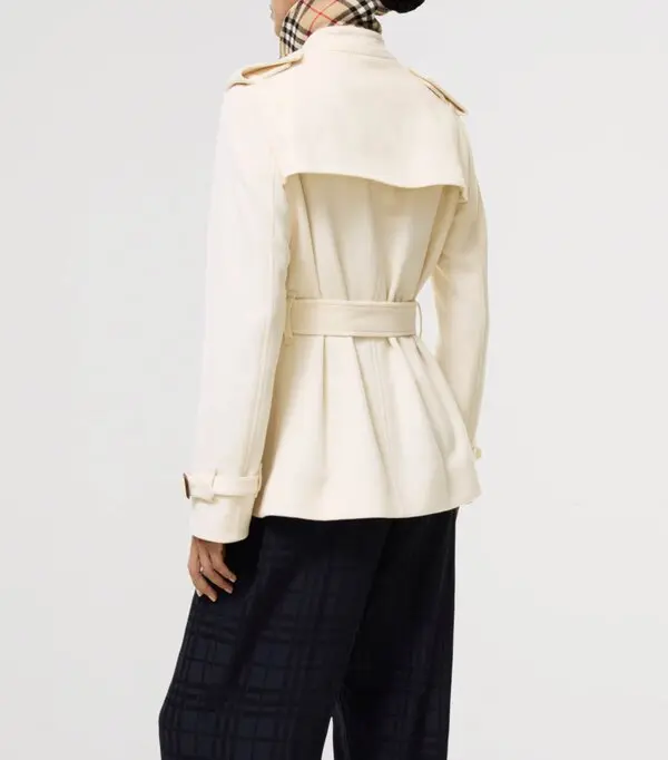 Burberry Cashmere Kensington Trench Jacket