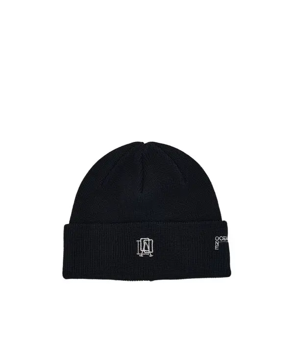 Nanamica Ribbed Knit Hat - Black