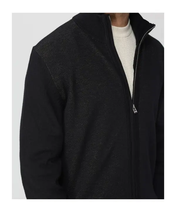 Hugo Boss High-neck Zip-up Cardigan
