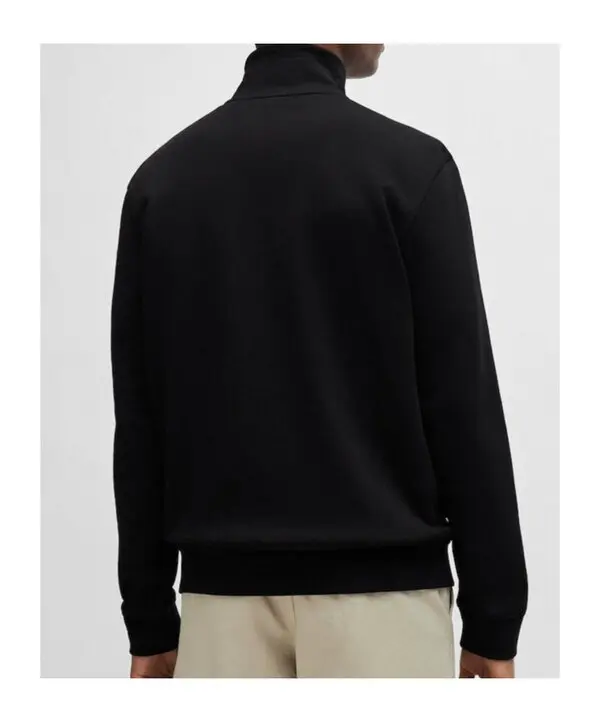 Hugo Boss Logo Patch Zip Sweatshirt
