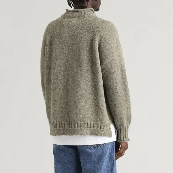 PITTARI Seti Heritage Lambswool Roll Collar Jumper