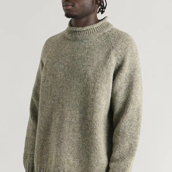 PITTARI Seti Heritage Lambswool Roll Collar Jumper
