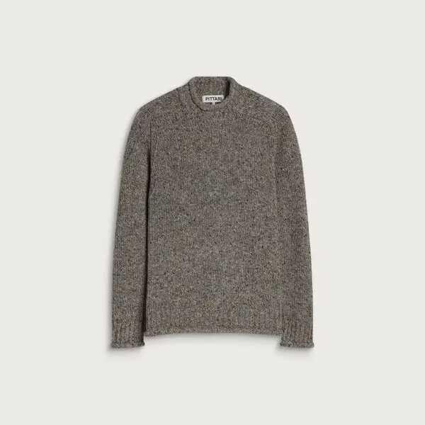 PITTARI Findhorn Donegal Roll Collar Jumper