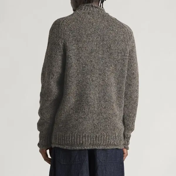 PITTARI Findhorn Donegal Roll Collar Jumper