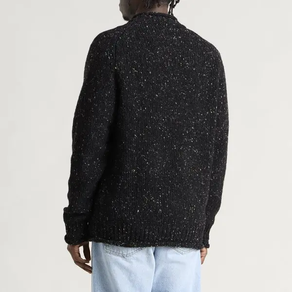 PITTARI Findhorn Donegal Roll Collar Jumper