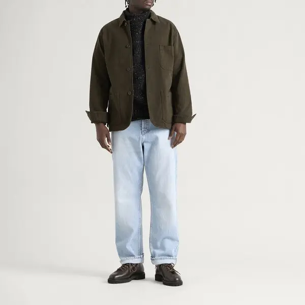 PITTARI Findhorn Donegal Roll Collar Jumper