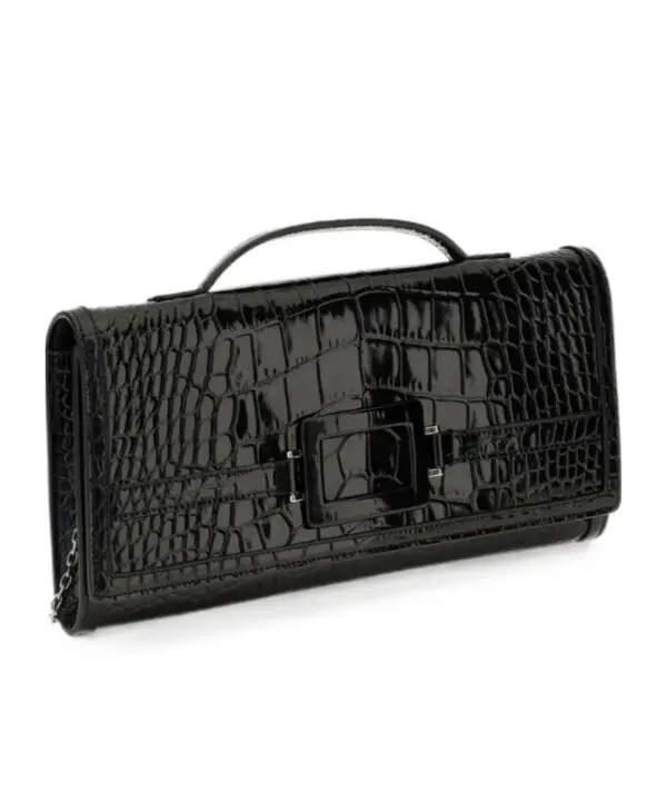 ROGER VIVIER Belle Vivier Top Handle Clutch Bag