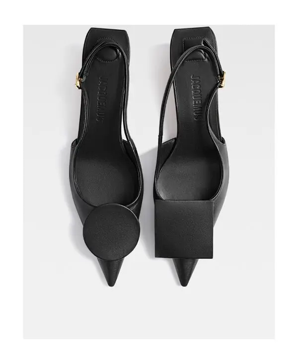Jacquemus Pointed-toe Slingback Pumps