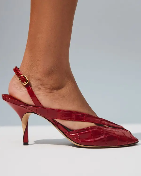 Jacquemus Open Toe Heel Sandals