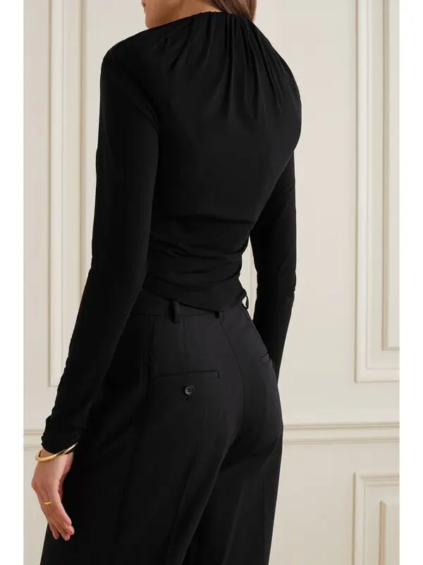 Jacquemus Long-sleeve Cropped Top