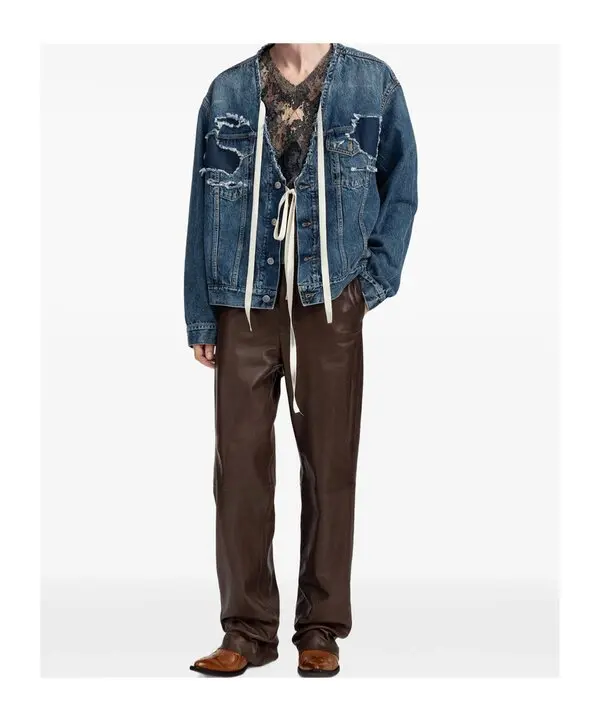 MAISON MARGIELA Distressed Assemblage Denim Jacket