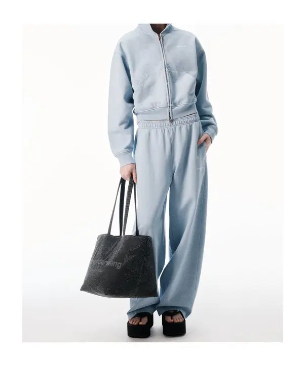 Alexander Wang Embellished Zip-up Hoodie