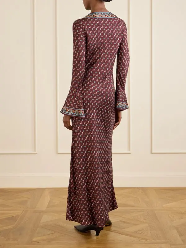 DÔEN Elegant Printed Dress