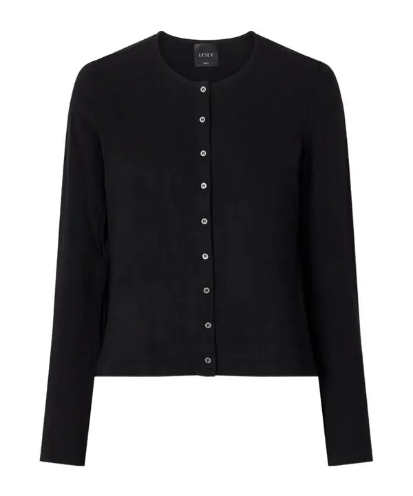 LESET Lauren Jersey Cardigan