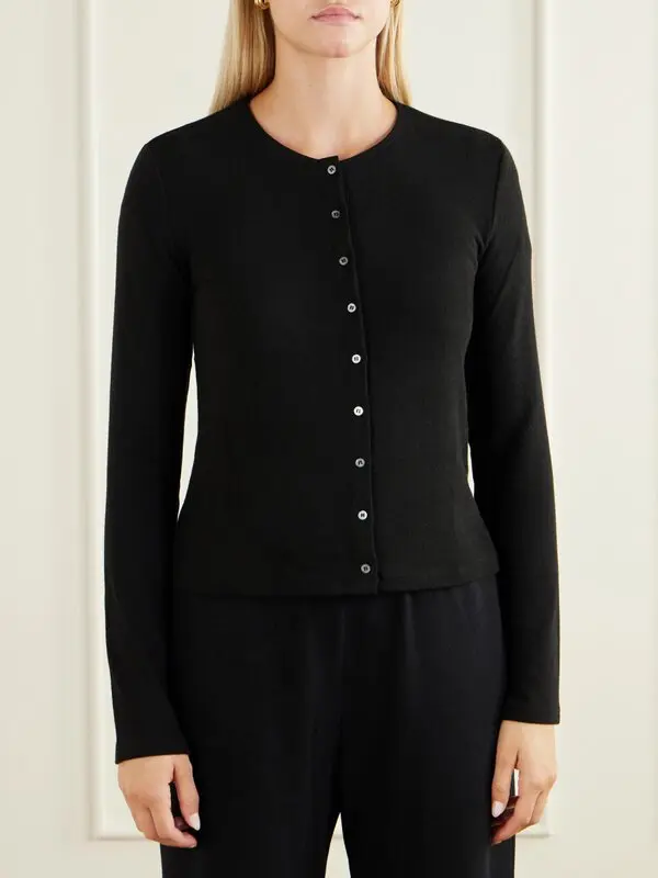 LESET Lauren Jersey Cardigan