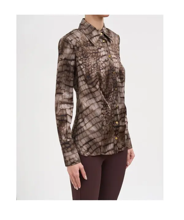 Elisabetta Franchi Printed Long-sleeve Shirt
