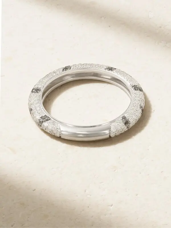 Yvonne Léon 18-karat White Gold Diamond Ring