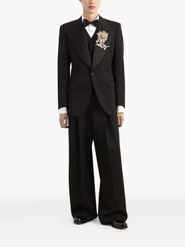 Dolce & Gabbana Dolce Gabbana Wide-leg Pleated Pants