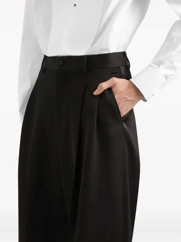 Dolce & Gabbana Dolce Gabbana Wide-leg Pleated Pants