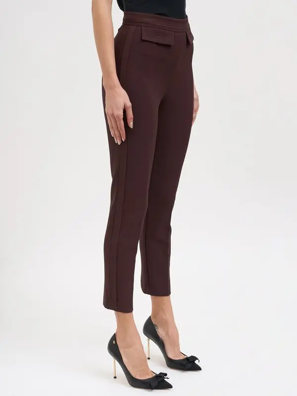 Elisabetta Franchi Stretch Tapered Casual Pants