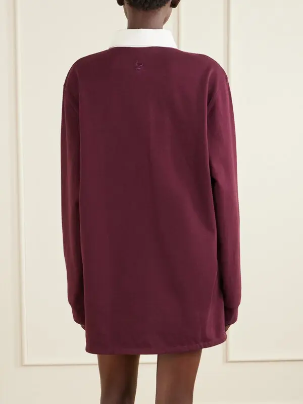 WALES BONNER Minimal Long-sleeve Polo Shirt