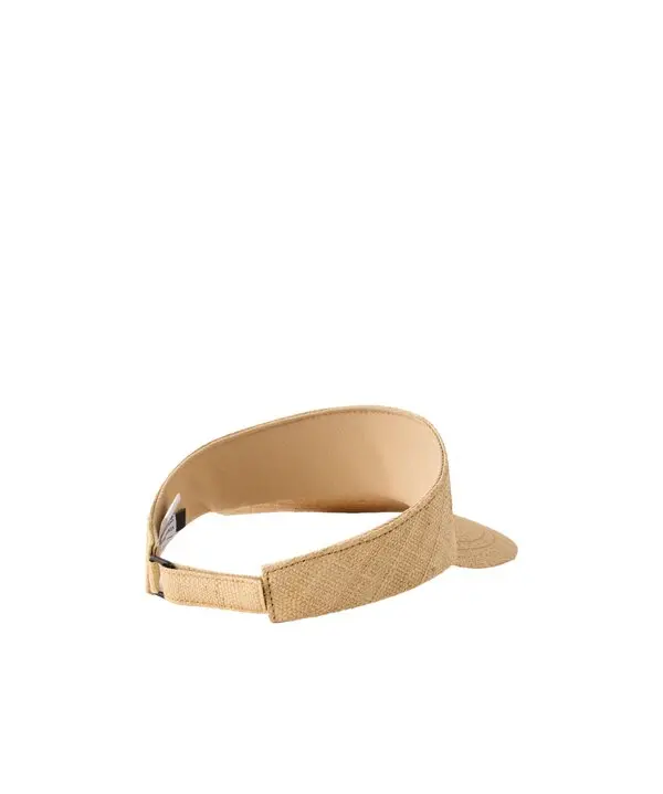 Ruslan Baginskiy Embroidered Straw Visor