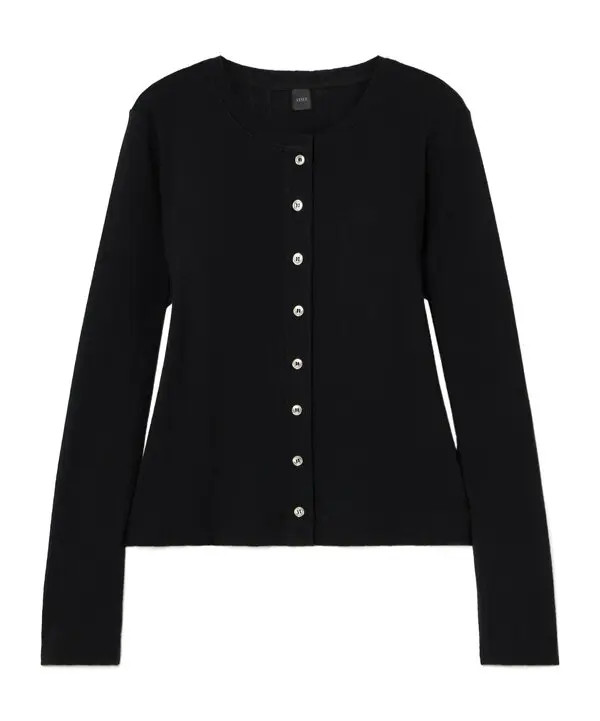 LESET Knit Cotton Cardigan