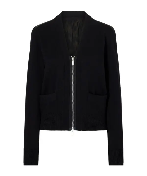 Sacai Cotton-blend Zip-up Cardigan