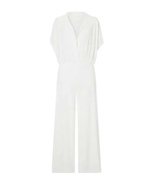 Norma Kamali Draped Jersey Jumpsuit - No