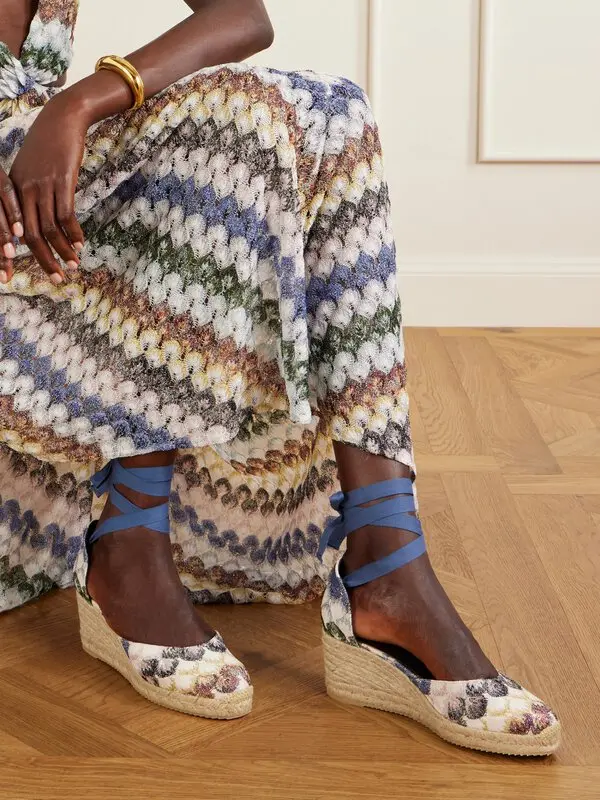 Missoni Wedge Espadrille Sandals