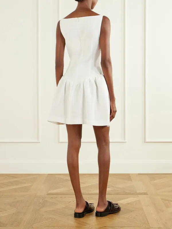 SHUSHU/TONG Bow-detail Mini Dress