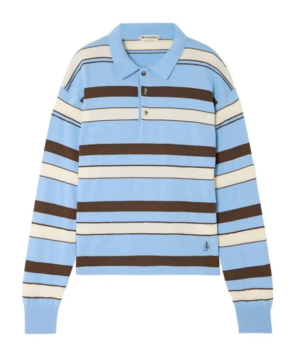 J.W.ANDERSON Wool-blend Polo Shirt