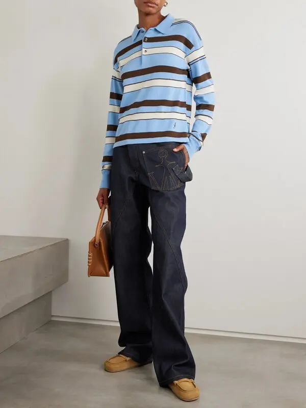 J.W.ANDERSON Wool-blend Polo Shirt