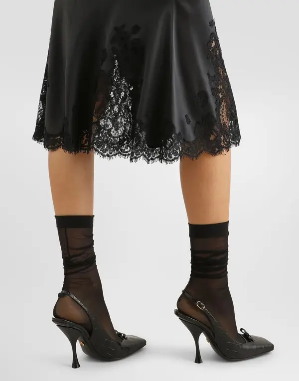 Dolce & Gabbana Dolce Gabbana Pleat Detailed Mini Skirt